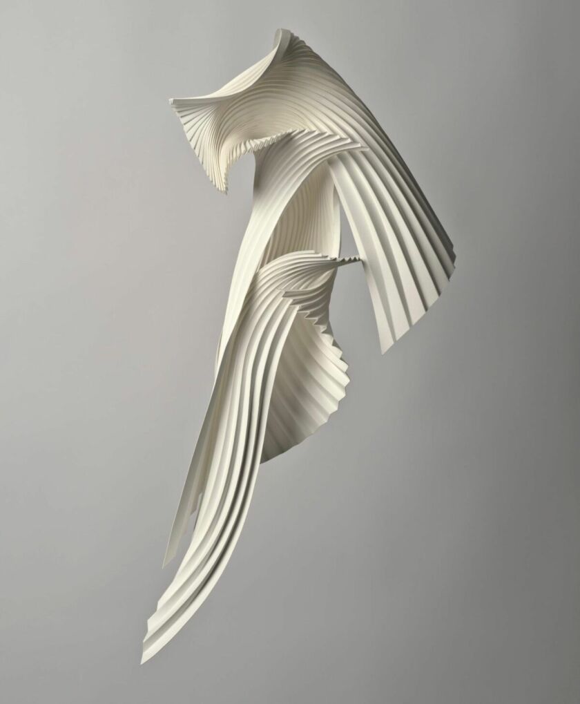 Richard Sweeney: intricate modular paper sculptures