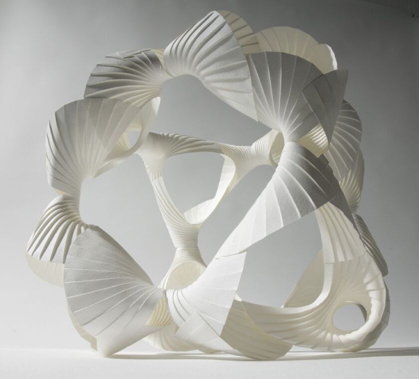 Richard Sweeney: intricate modular paper sculptures