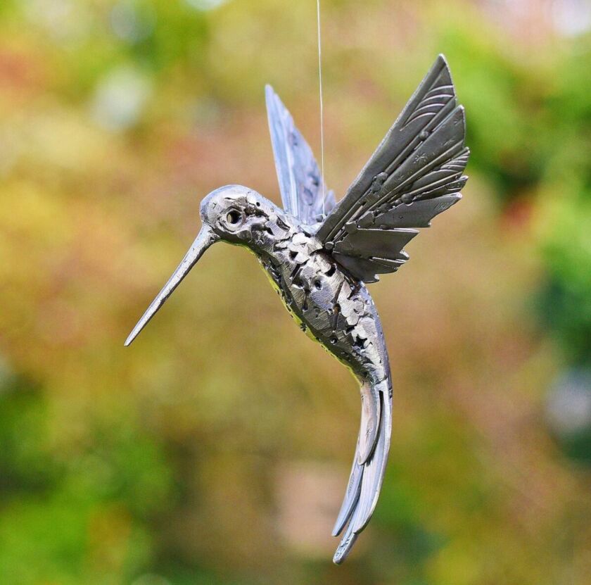 Brian Mock: figurative sculptures from scrap metal