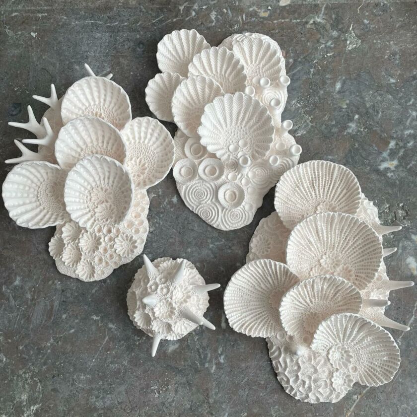 Lisa Seaurchin: intricate abstract porcelain sculptures