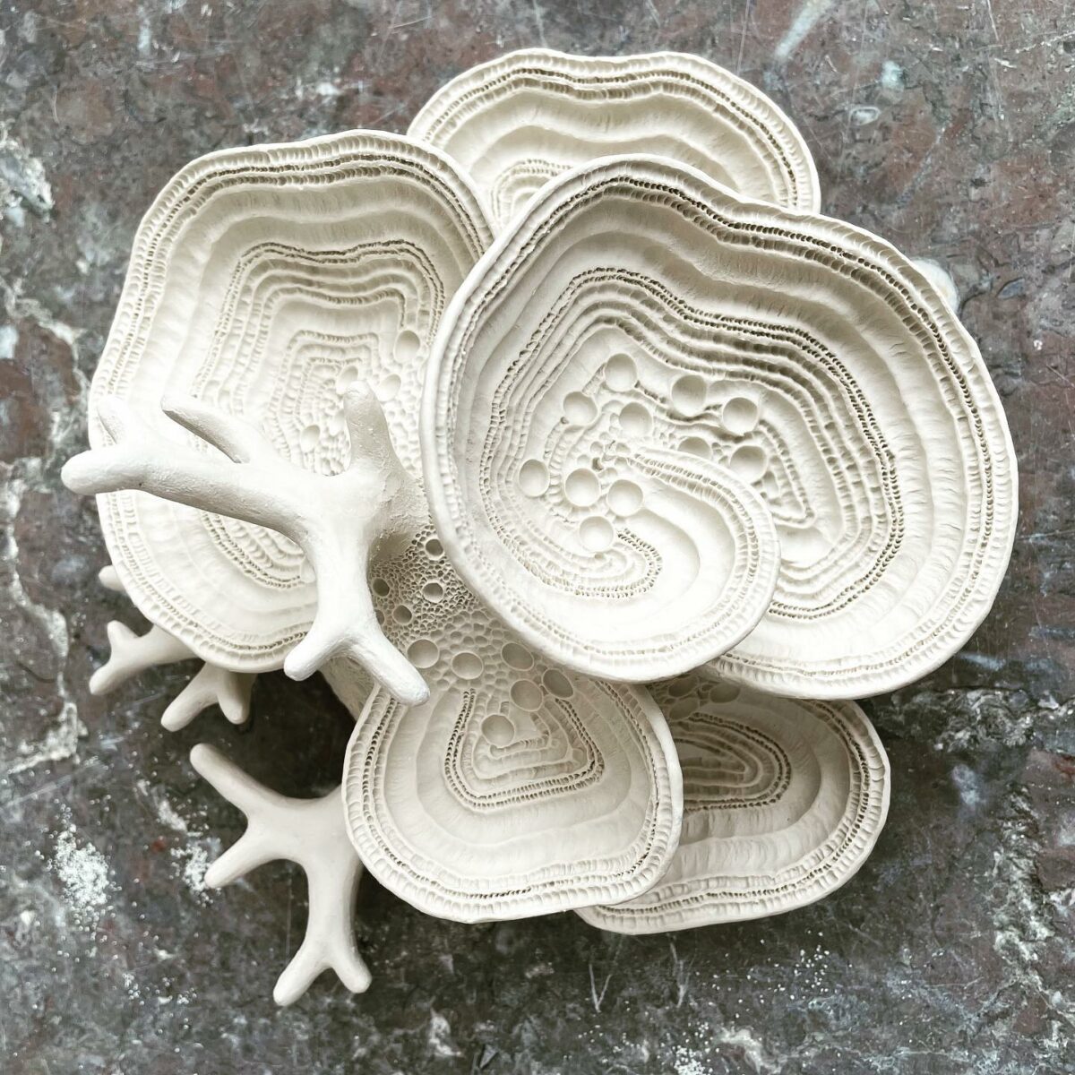 Intricate abstract porcelain sculptures by Lisa Seaurchin — Visualflood ...