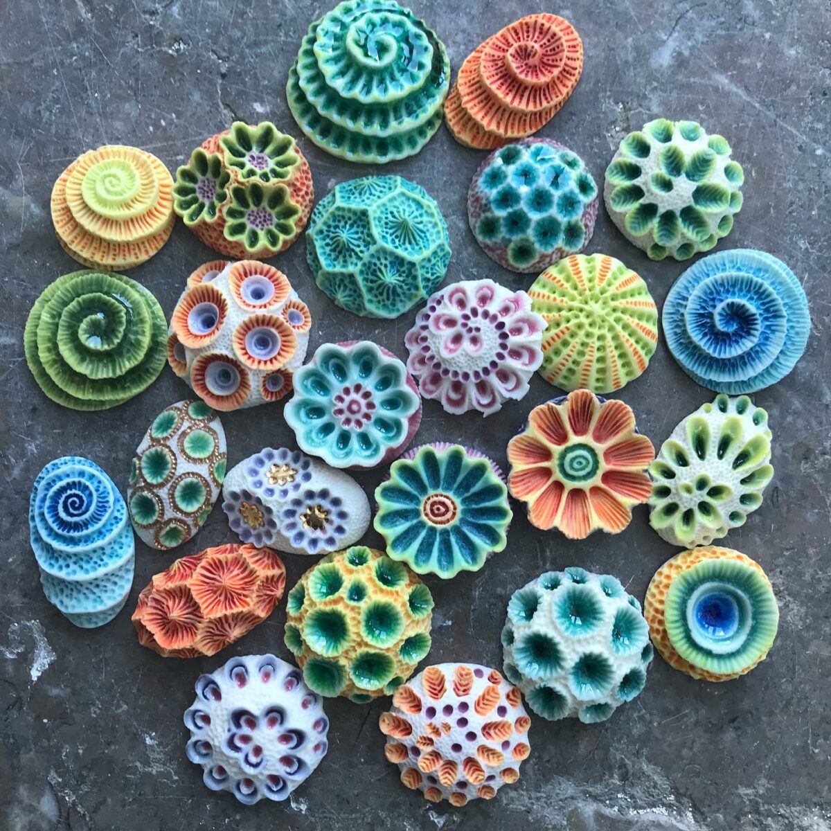 Intricate abstract porcelain sculptures by ceramic artist Lisa ...