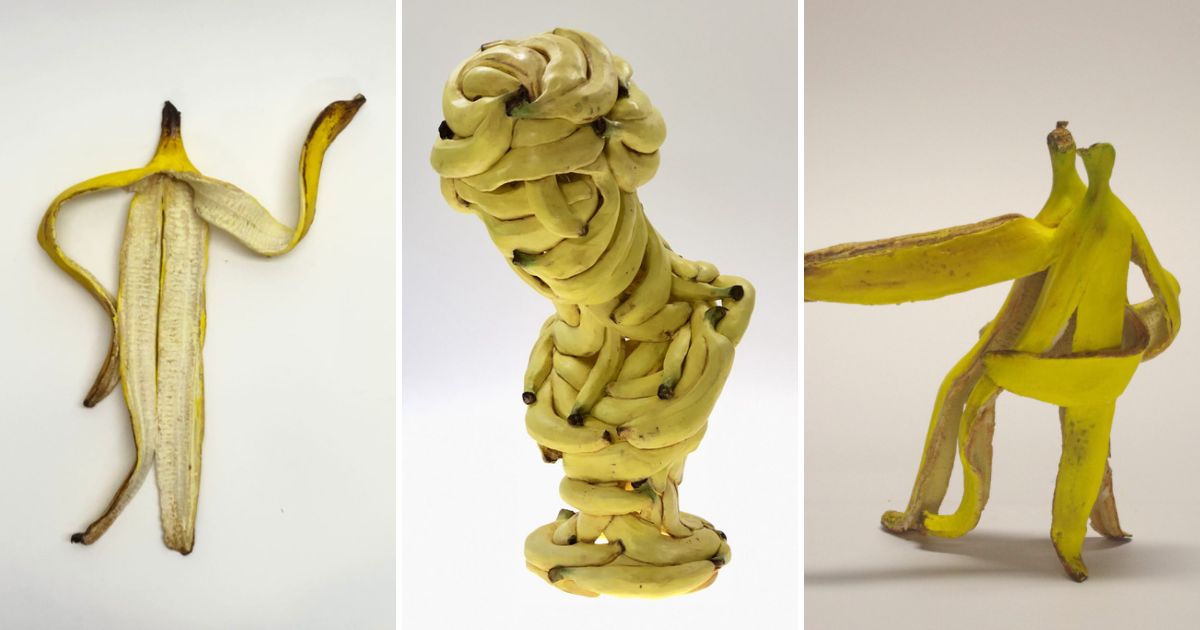 Surreal bananas: amusing ceramic sculptures by Koji Kasatani ...