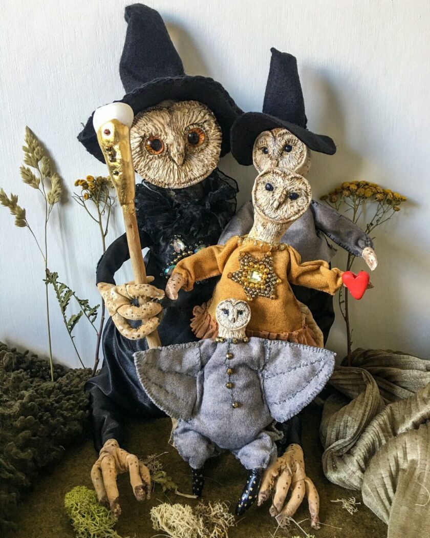 Agata Glowacka-Khloponina: fantasy animal art dolls and wood paintings