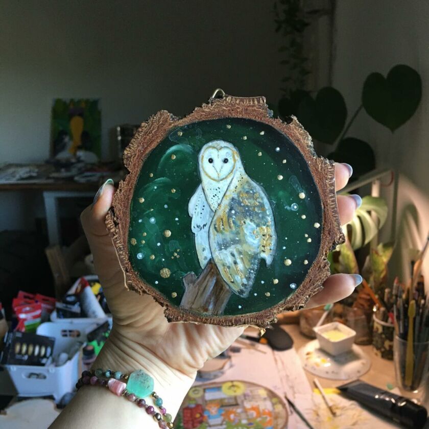 Agata Glowacka-Khloponina: fantasy animal art dolls and wood paintings