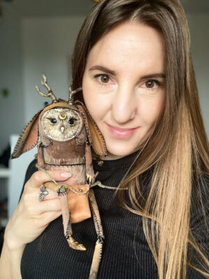 Agata Glowacka-Khloponina: fantasy animal art dolls and wood paintings