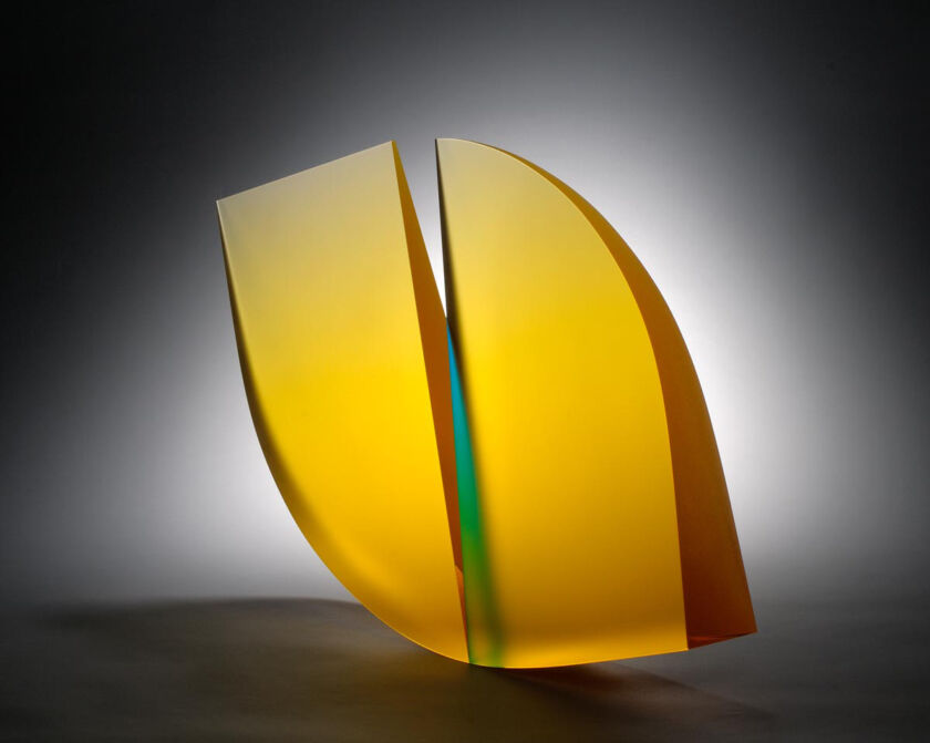 Martin Rosol: abstract glass sculptures fusing art