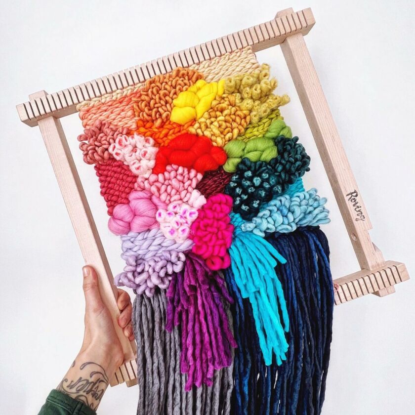 Jen Duffin: exuberant vivid kaleidoscopic textile art
