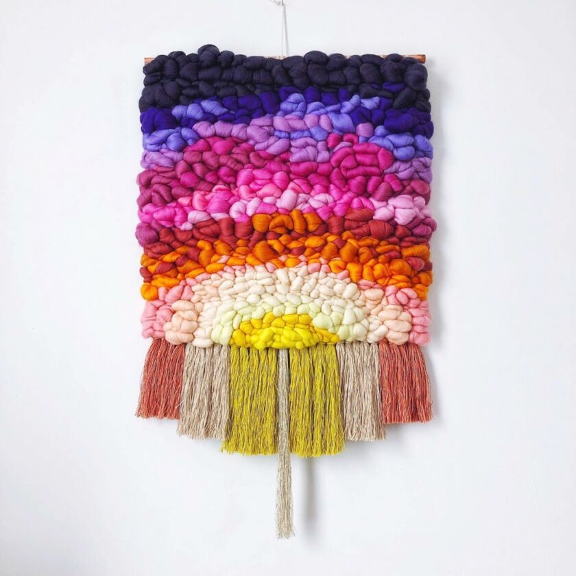 Kaleidoscopic threads: the exuberant textile art in vivid colors of Jen ...