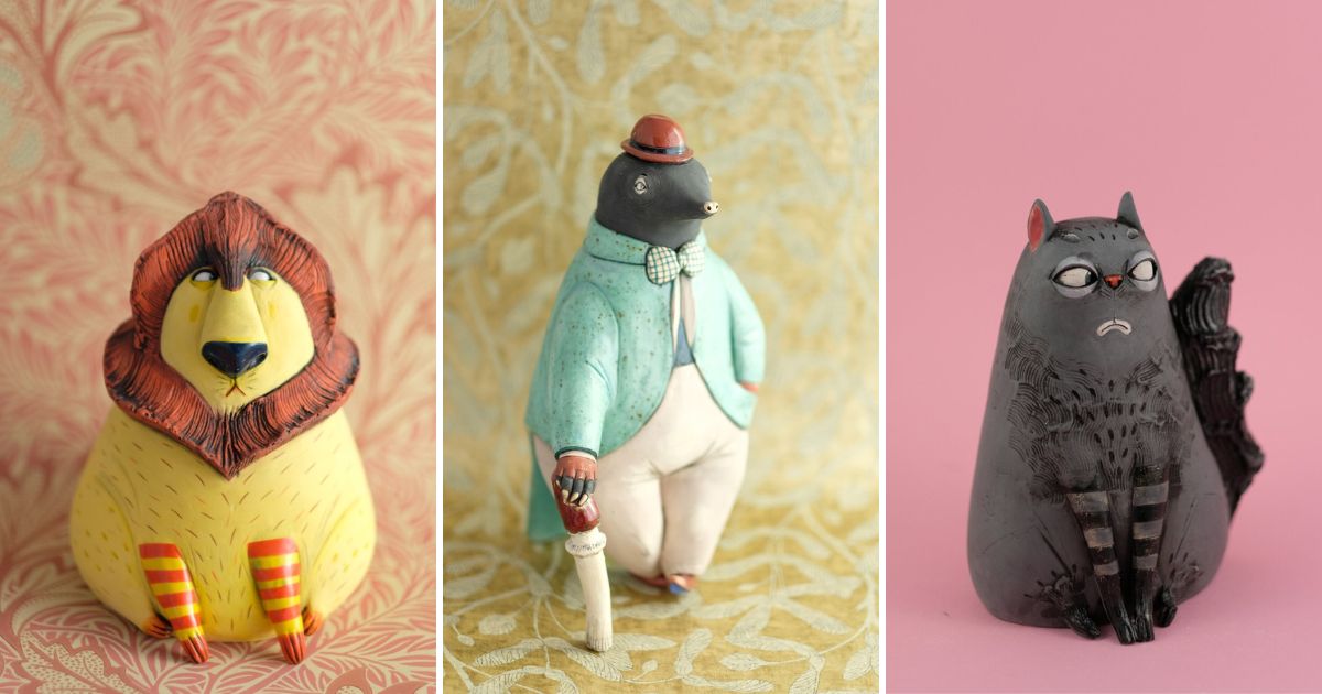 Ukrainian artist Nastia Calaca transforms clay into whimsical and ...
