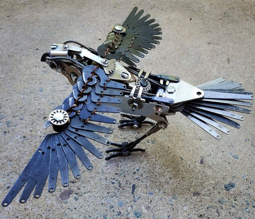 Reviving the past: animal sculptures from vintage typewriters by Jeremy ...