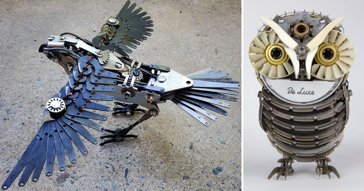 Reviving the past: animal sculptures from vintage typewriters by Jeremy ...