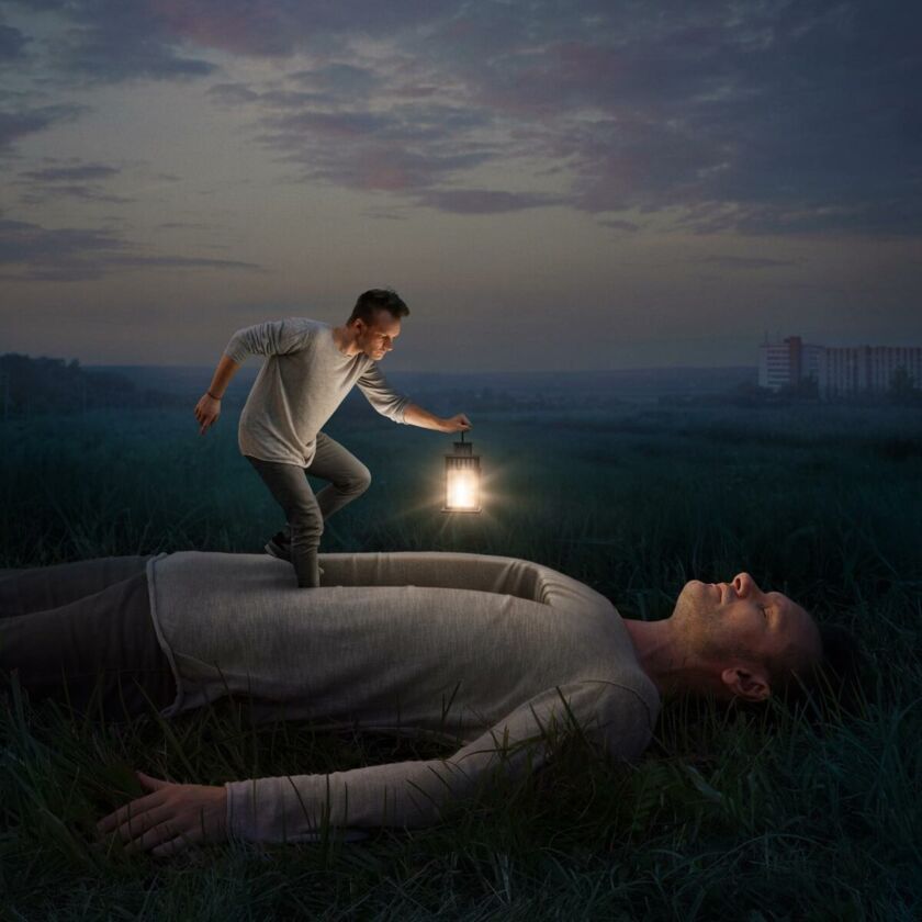 Stas Novikov: amusing surrealistic digital self-collages