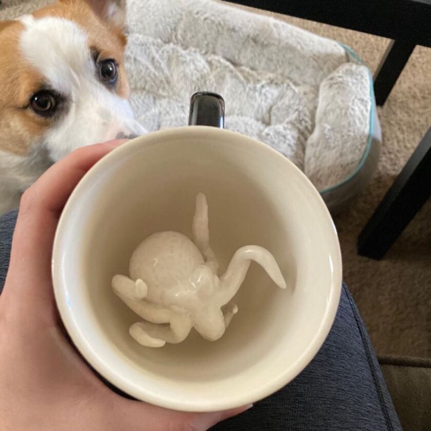 Creature Cups: wildlife animal surprises in coffee cups by Yumi Yumi ...