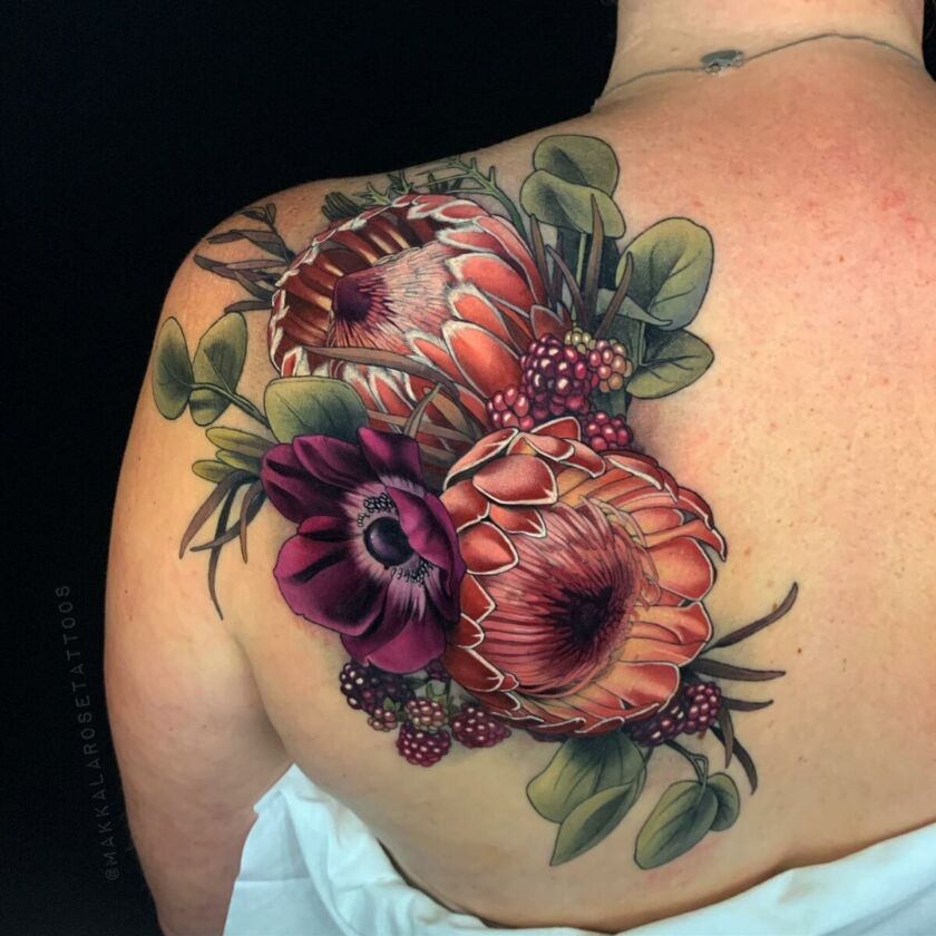 Makkala Rose Creates Extraordinary Realistic Still-Life Tattoos with ...