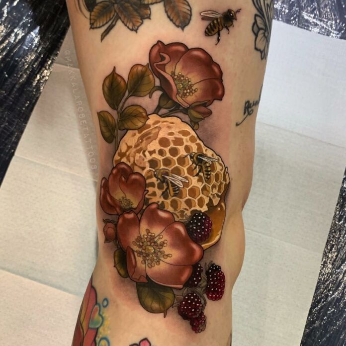 Makkala Rose Creates Extraordinary Realistic Still-Life Tattoos with ...