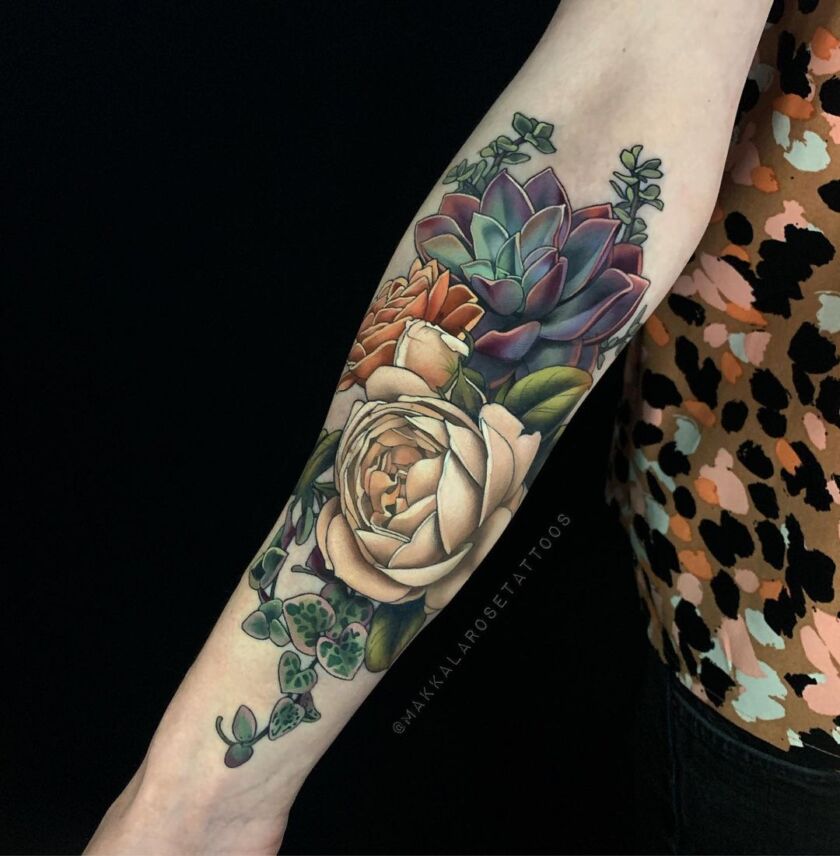 Makkala Rose Creates Extraordinary Realistic Still-Life Tattoos with ...