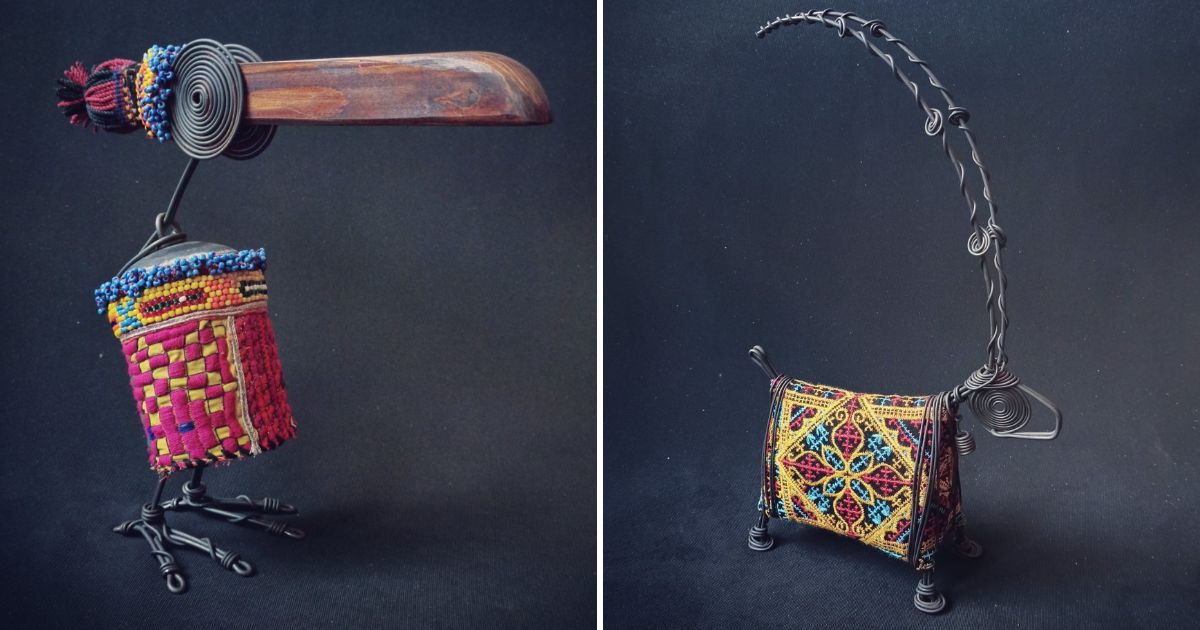 Animal-like quirky creatures made from discarded objects and materials ...