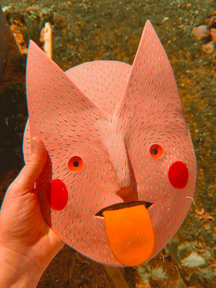 Karolina Romanowska: ceramic masks of peculiar creatures