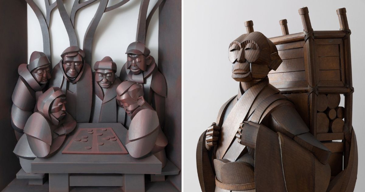 Breathing life into legacy: how Warren King uses cardboard to honor his ...