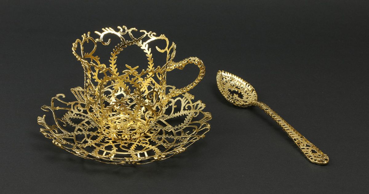 Gold and silver filigree tableware: bridging history and innovation ...