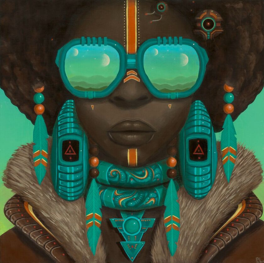 Afrofuturism: the folkloric portraits of Paul Lewin, celebrating ...