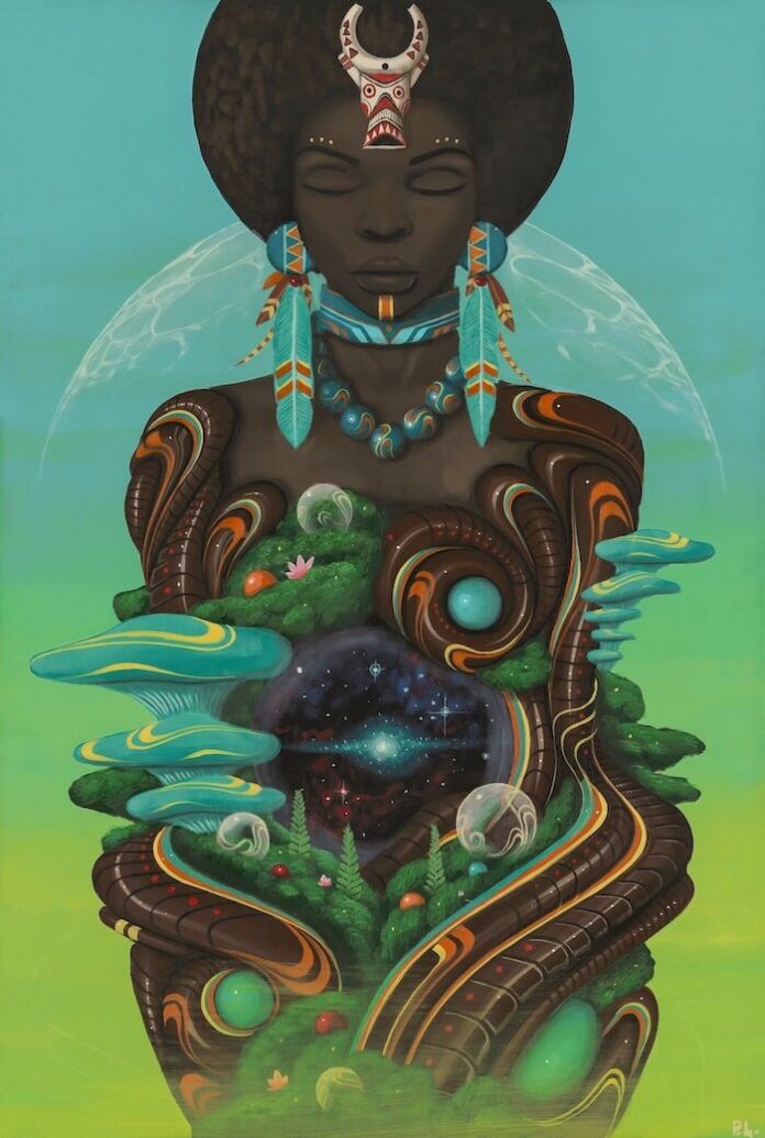 Afrofuturism: the folkloric portraits of Paul Lewin, celebrating ...