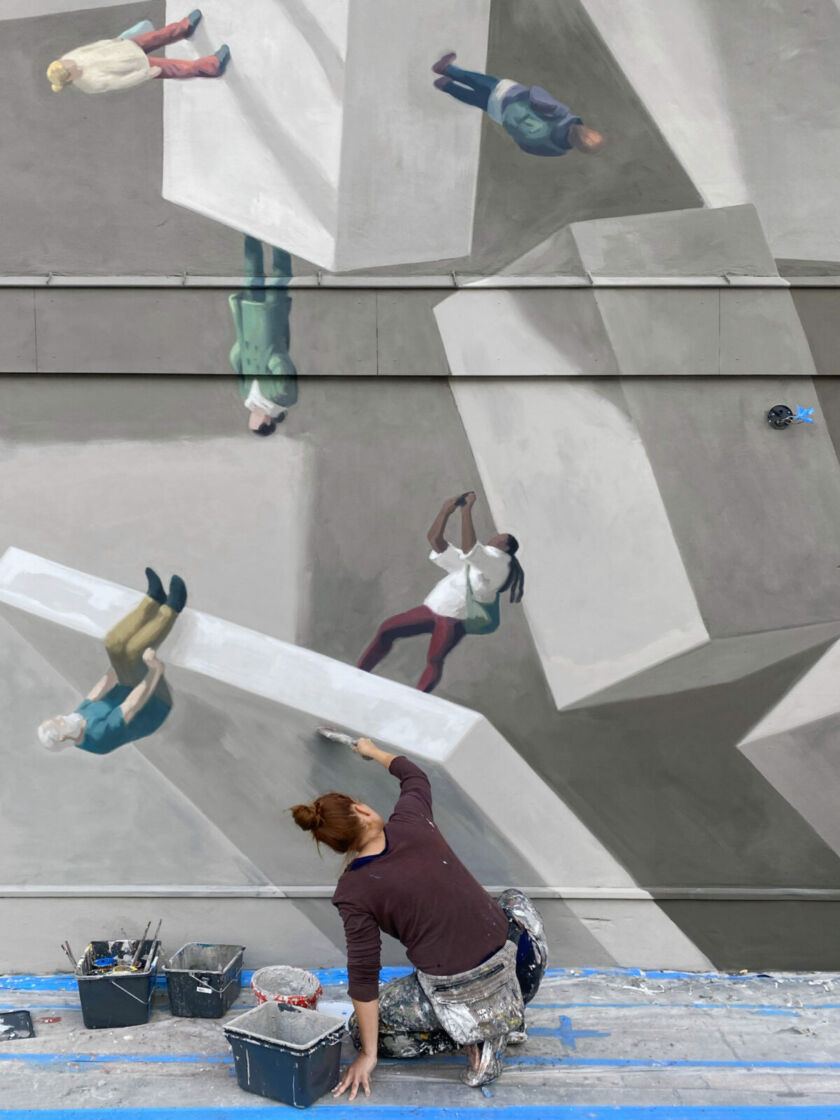 Defying gravity: Cinta Vidal’s marvelous dreamlike architectural murals ...