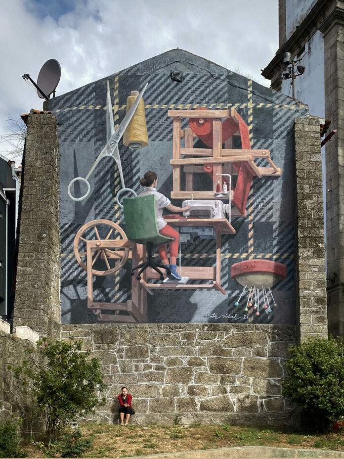 Defying gravity: Cinta Vidal’s marvelous dreamlike architectural murals — Visualflood Magazine