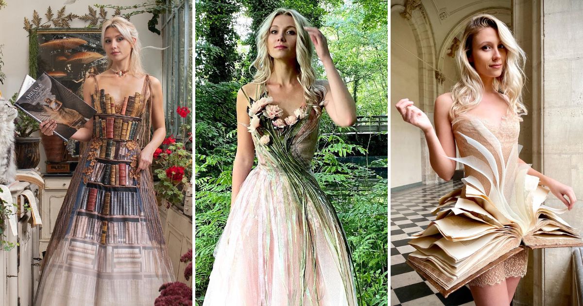 The most creative dresses you've ever seen designed by Sylvie Facon ...