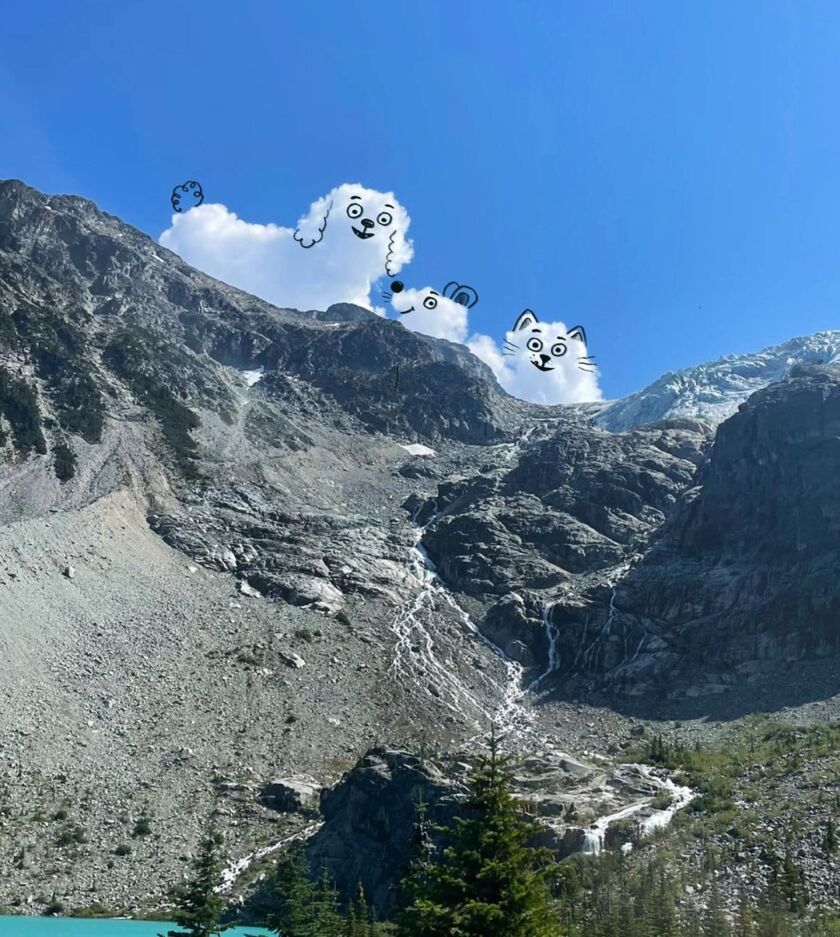 Artist Chris Judge magically transforms ordinary clouds into amusing, whimsical characters ...