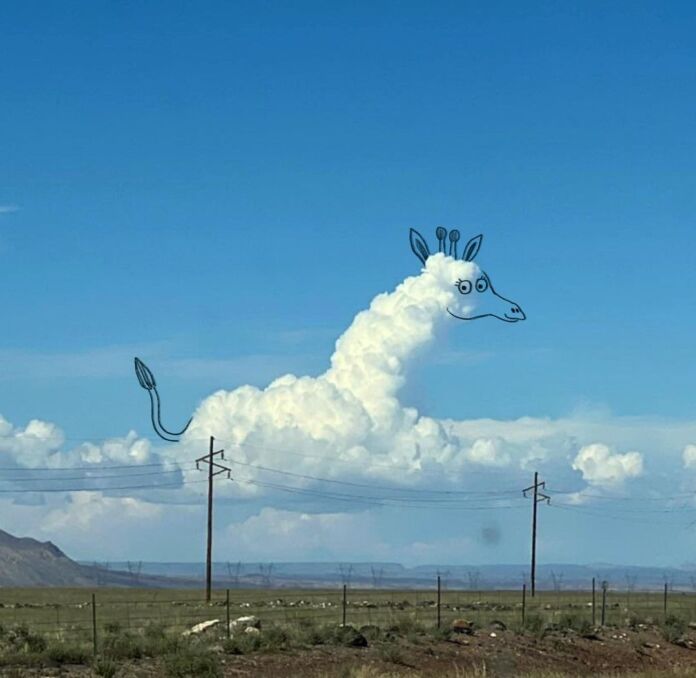 Artist Chris Judge magically transforms ordinary clouds into amusing ...