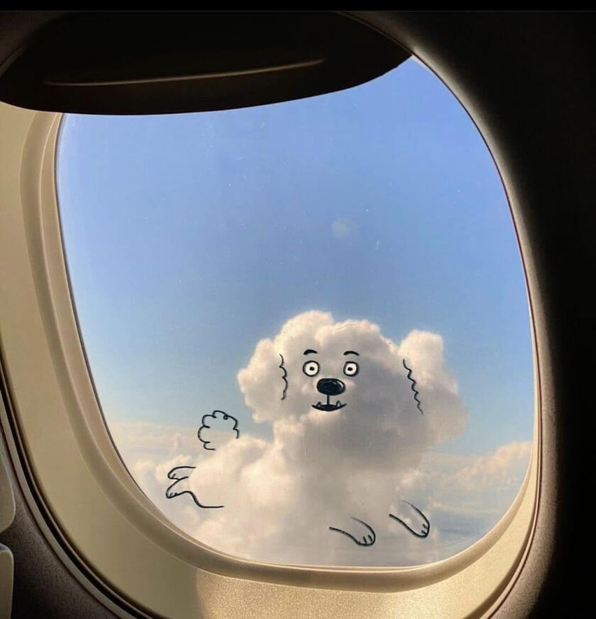 Artist Chris Judge magically transforms ordinary clouds into amusing ...