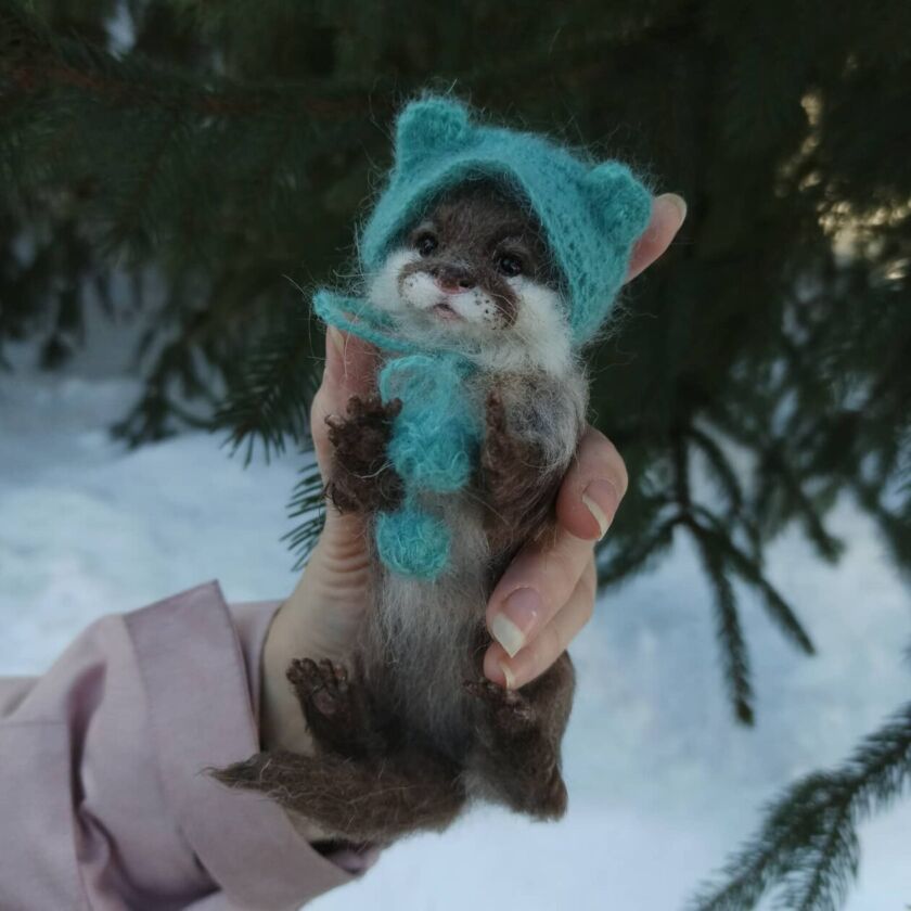Yana Fedorova: hyper-realistic needle-felted animals