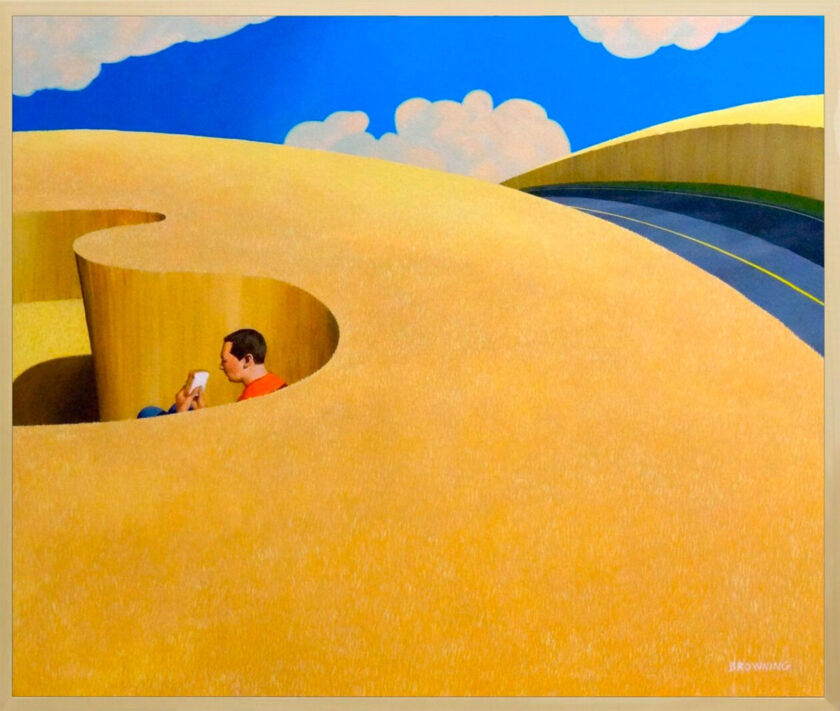 Dreamlike Figurative Paintings by Rob Browning Reveal Poetic and ...