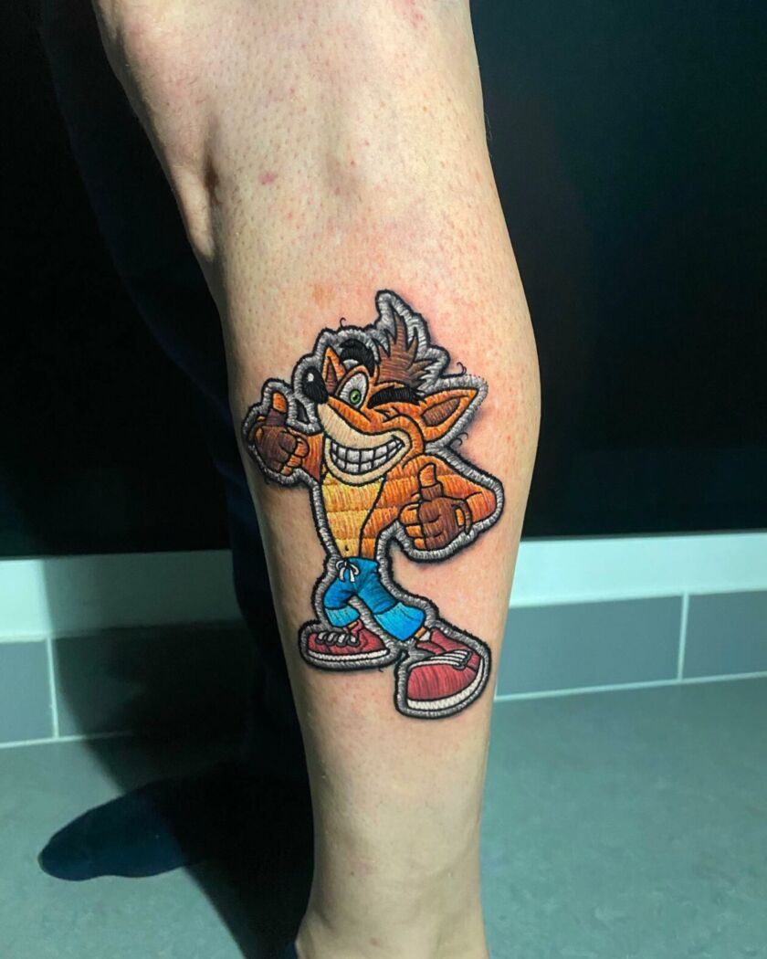 Hyper-realistic embroidered tattoos by Brazilian tattooist Duda Lozano ...