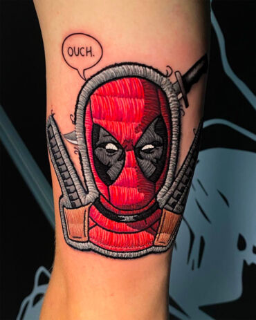 Hyper-realistic embroidered tattoos by Brazilian tattooist Duda Lozano ...