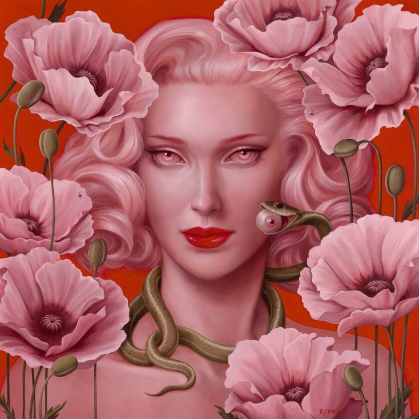 Powerful female portrait paintings by American artist Allison Reimold ...