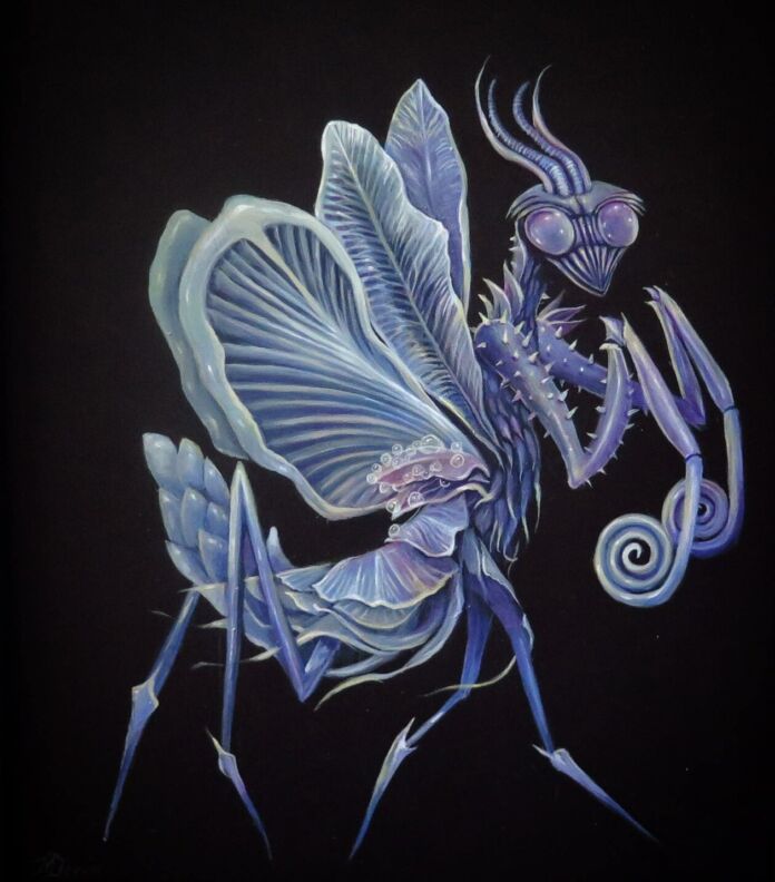Molly Devlin: botanical beast figurative illustrations