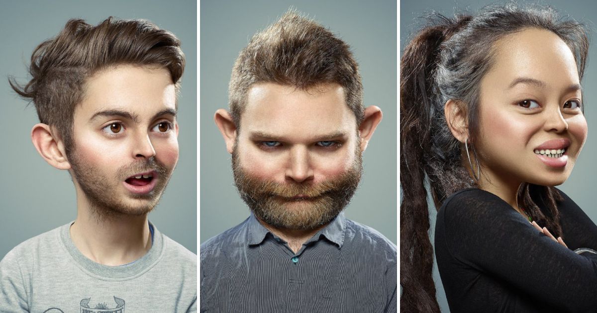 The Outer Child: amusing imaginative portraits of adults with childish ...