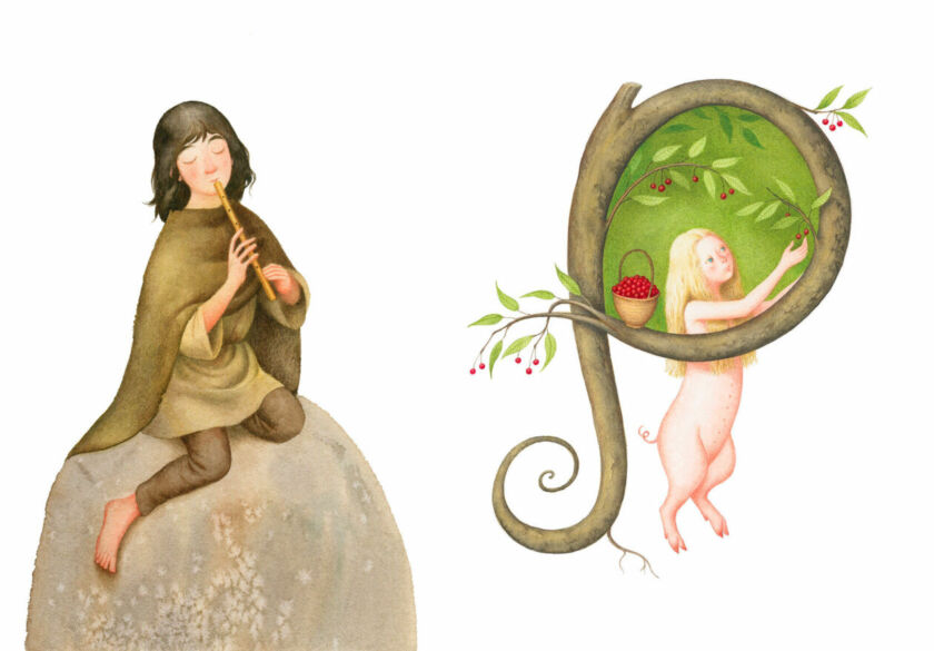 Bojana Dimitrovski: gorgeous folk book illustrations