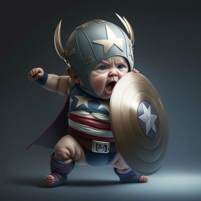 Topher Welsh: AI-generated Marvel heroes as cute babies