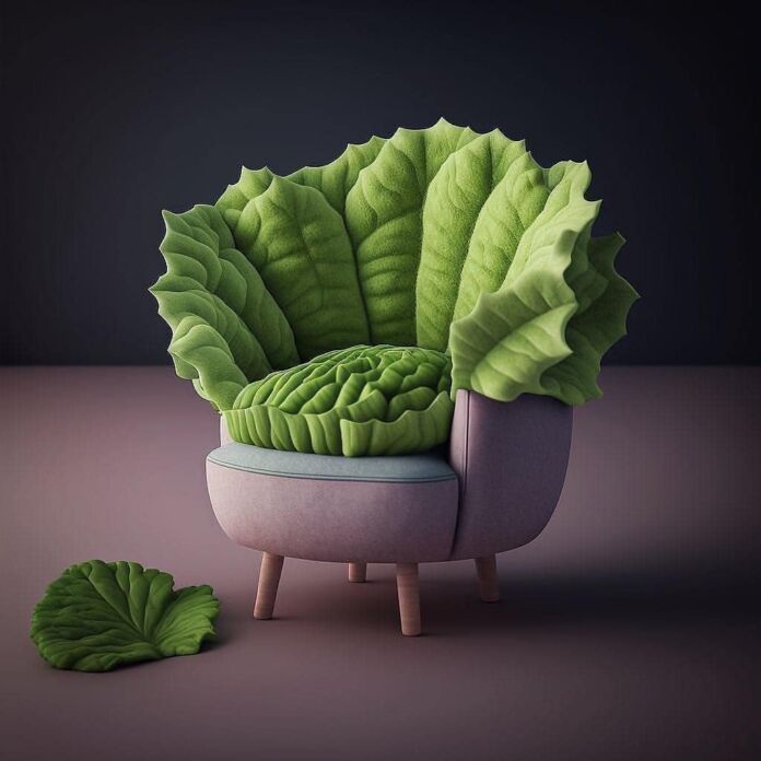Playful conceptual AI-generated chairs inspired by fruits and ...