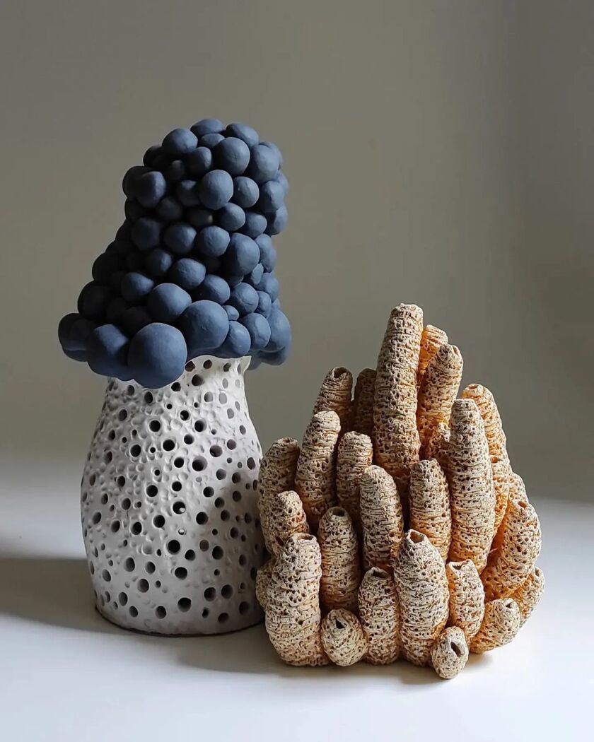 Carlos Cabo: abstract figurative ceramic sculptures