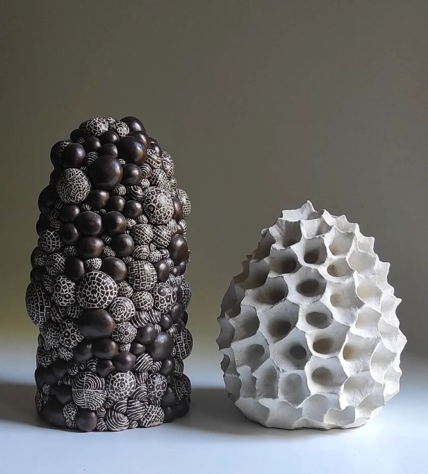 Carlos Cabo: abstract figurative ceramic sculptures