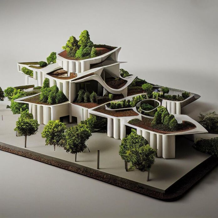 Wonderful AI-generated architectural concepts fused with green spaces by Celeste Architecture ...