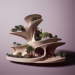 Wonderful AI-generated architectural concepts fused with green spaces ...