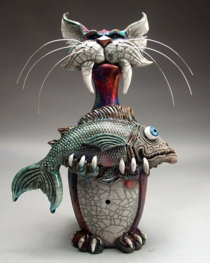Mitchell Grafton: intricate fairy tale teapot ceramics