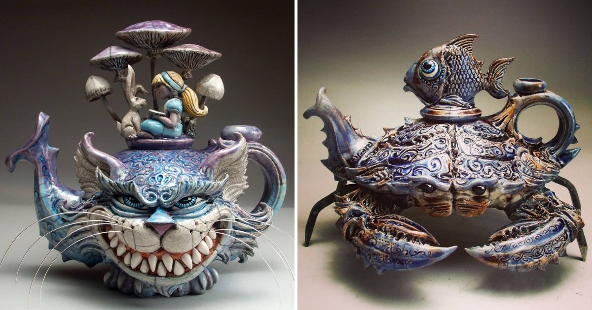 Ceramic fairytales: intricate teapots and sculptures by Mitchell ...