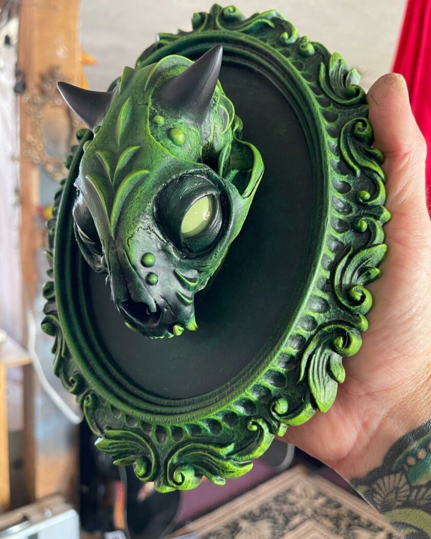 Rebirth in bone: dark sculptures made from animal skulls by Chris Haas ...